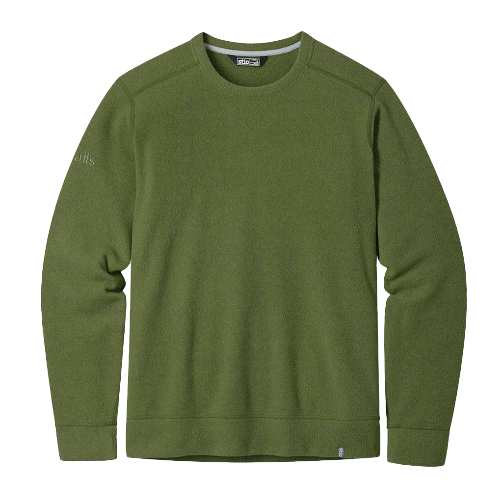 AllTrails x Stio Turpin Fleece Crew - Pine Forest – AllTrails Gear Shop